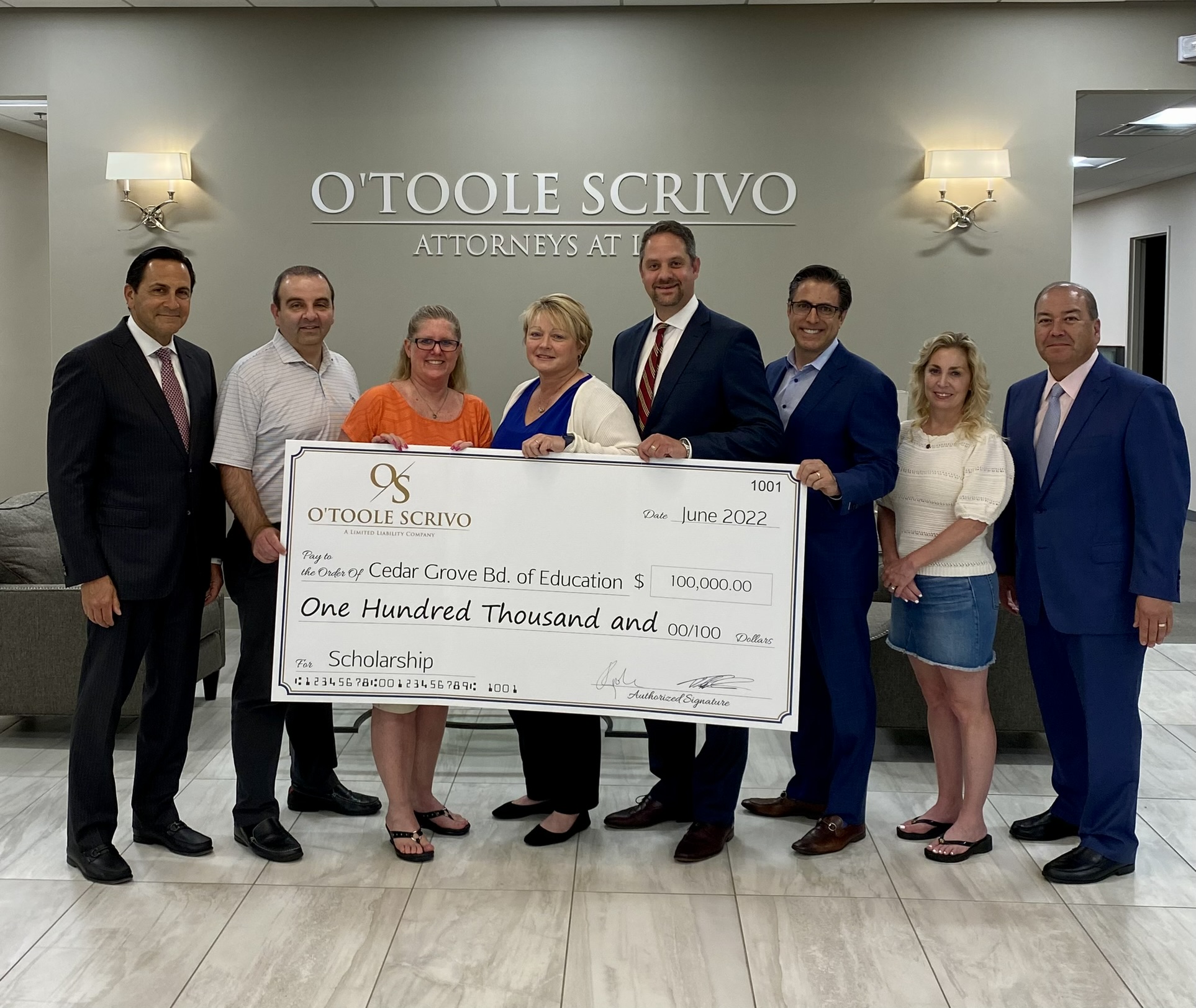 O’Toole Scrivo, LLC Pledges $100,000 to Fund Local High School ...