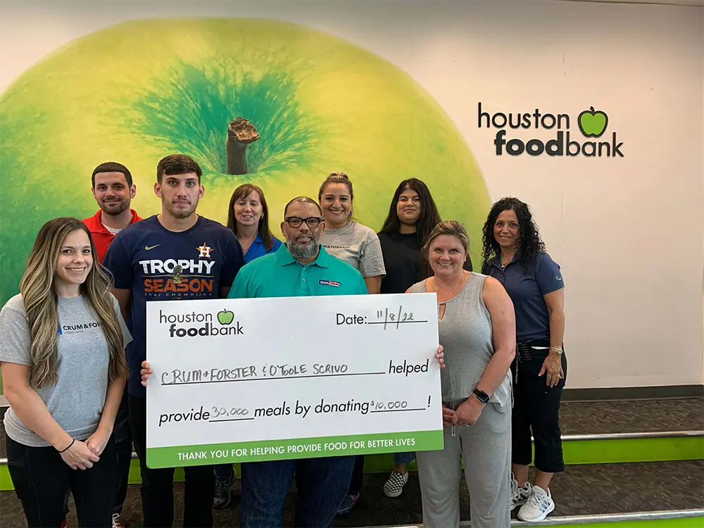 OS and Crum & Forster Donate $80,000 to Food Banks in Time for ...